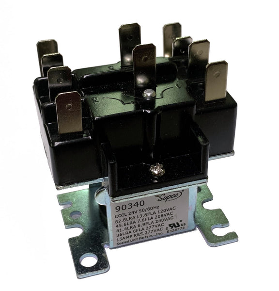 Fan Relay, 24V, DPDT, 90340 – Tyree Parts and Hardware